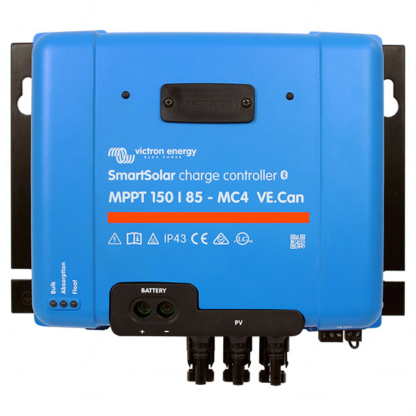 Victron Energy SmartSolar MPPT 150/85-MC4 VE.Can - 12-48V 85A Solar Charge Controller